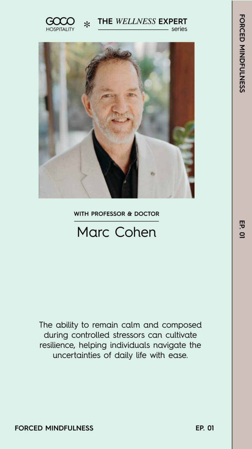 WELLNESS EXPERT SERIES - PROF. & DR. MARC COHEN